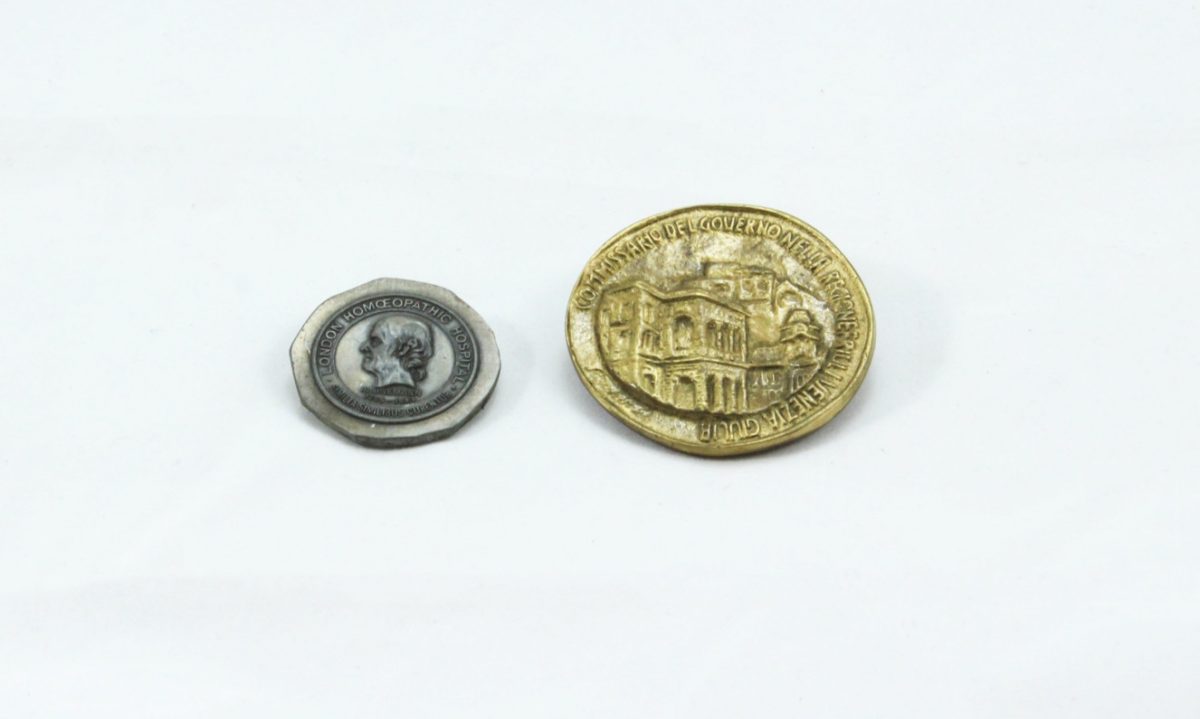 Two medallions – Hahnemann House Trust